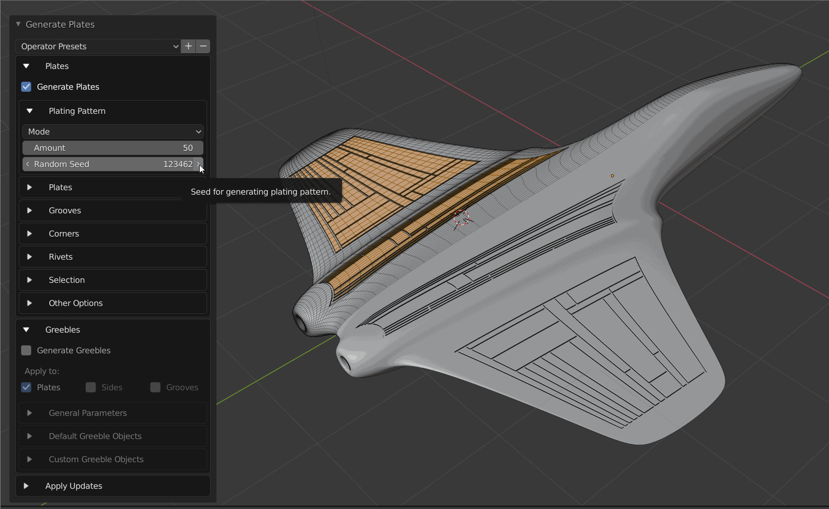 Plating Generator and Greebles - Blender Market Plating Generator and Greebles - Blender Market